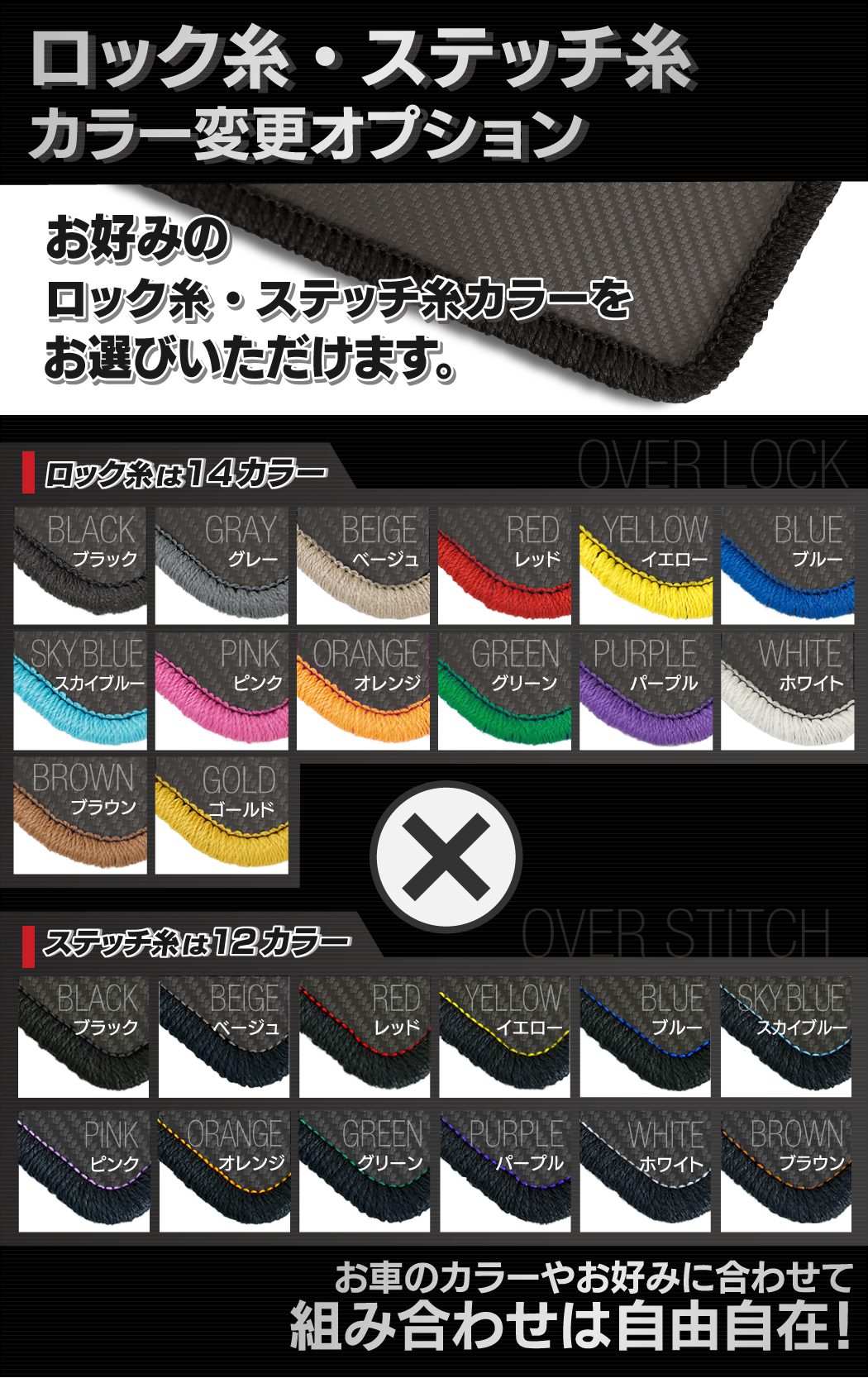 フロアーマット RZ3 4Pセット RZ5 ラゲッジル